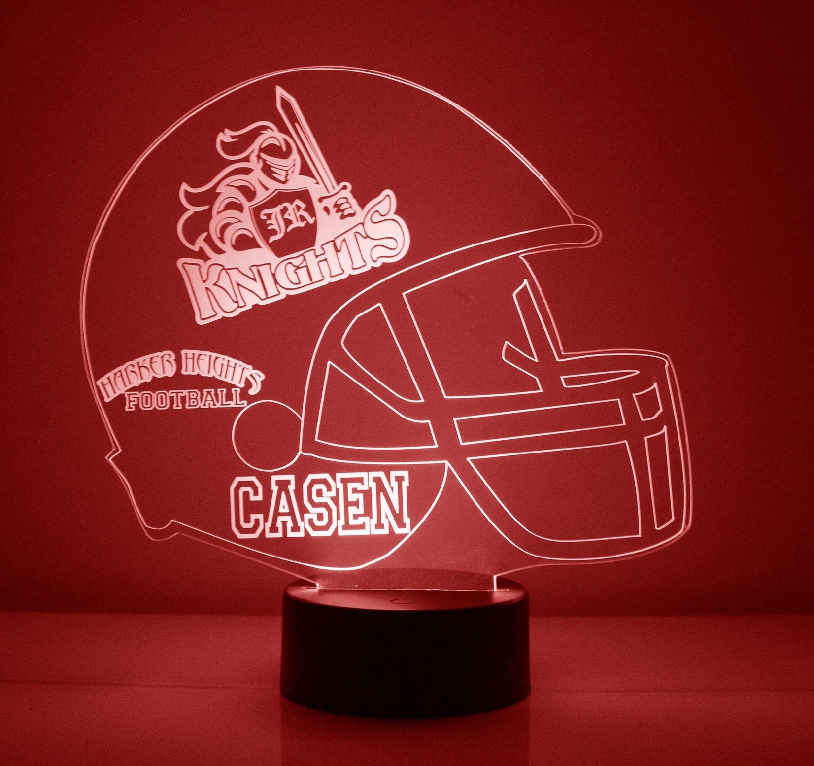 Custom Football Helmet LED Night Light Lamp Personalized | Etsy