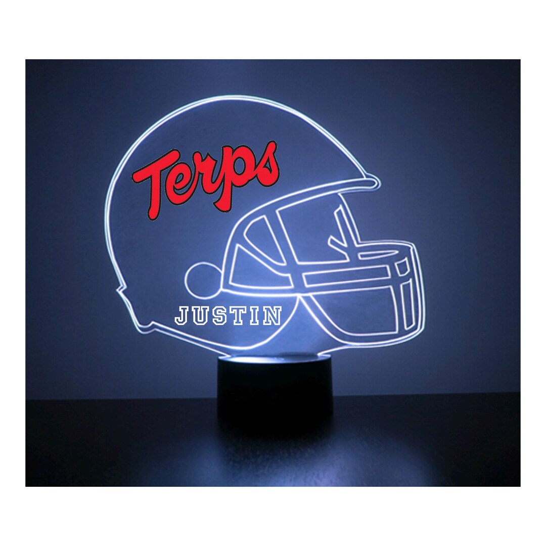 Maryland Terrapins, Personalized Sports Fan Lamp, College Football ...