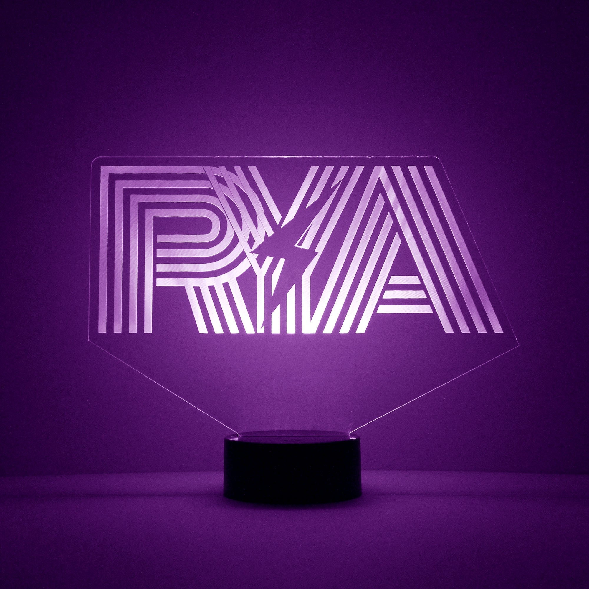 Custom Made LED Acrylic Light up Centerpieces Create Your | Etsy