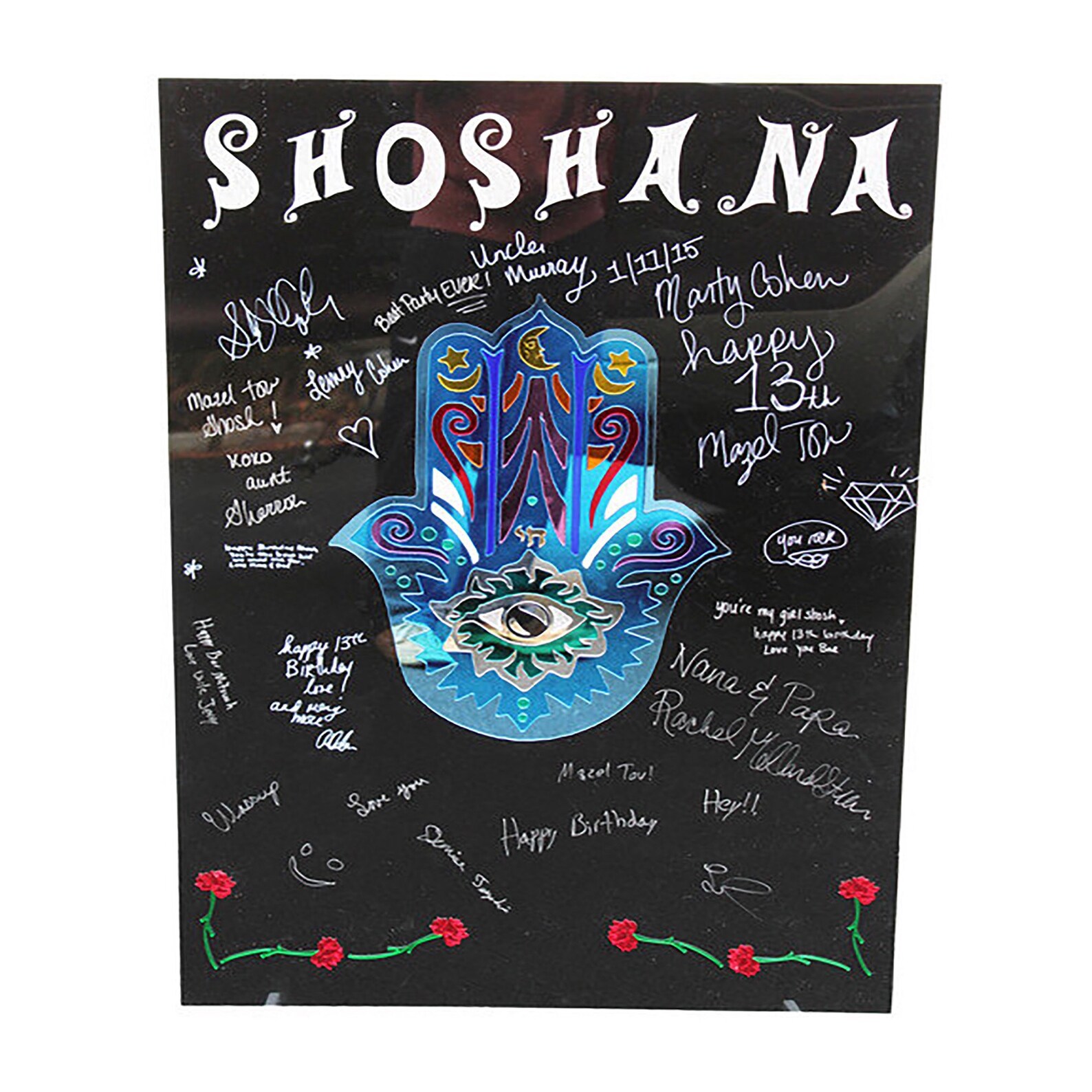 Custom Made Bar/bat Mitzvah Mirrored Acrylic Sign in Board - Etsy