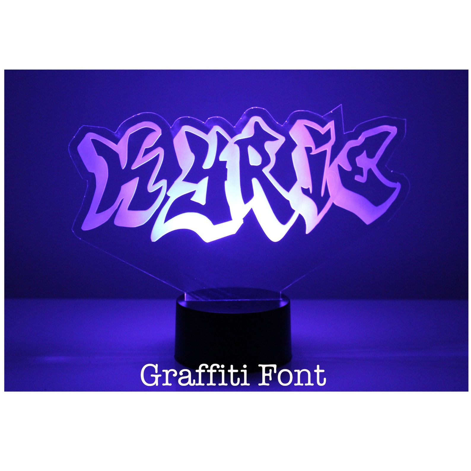 Name Light, Personalized, LED Night Lamp for Kids Teens, Remote Control ...