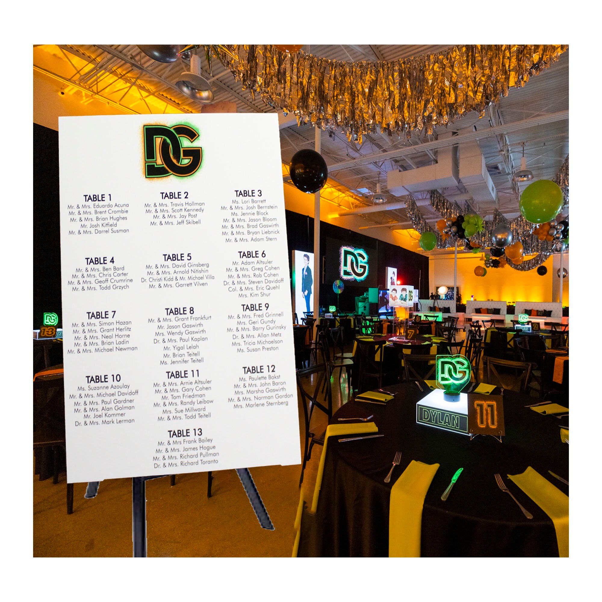 Custom Made Acrylic Seating Chart, Wedding Seating Chart, Find Your ...