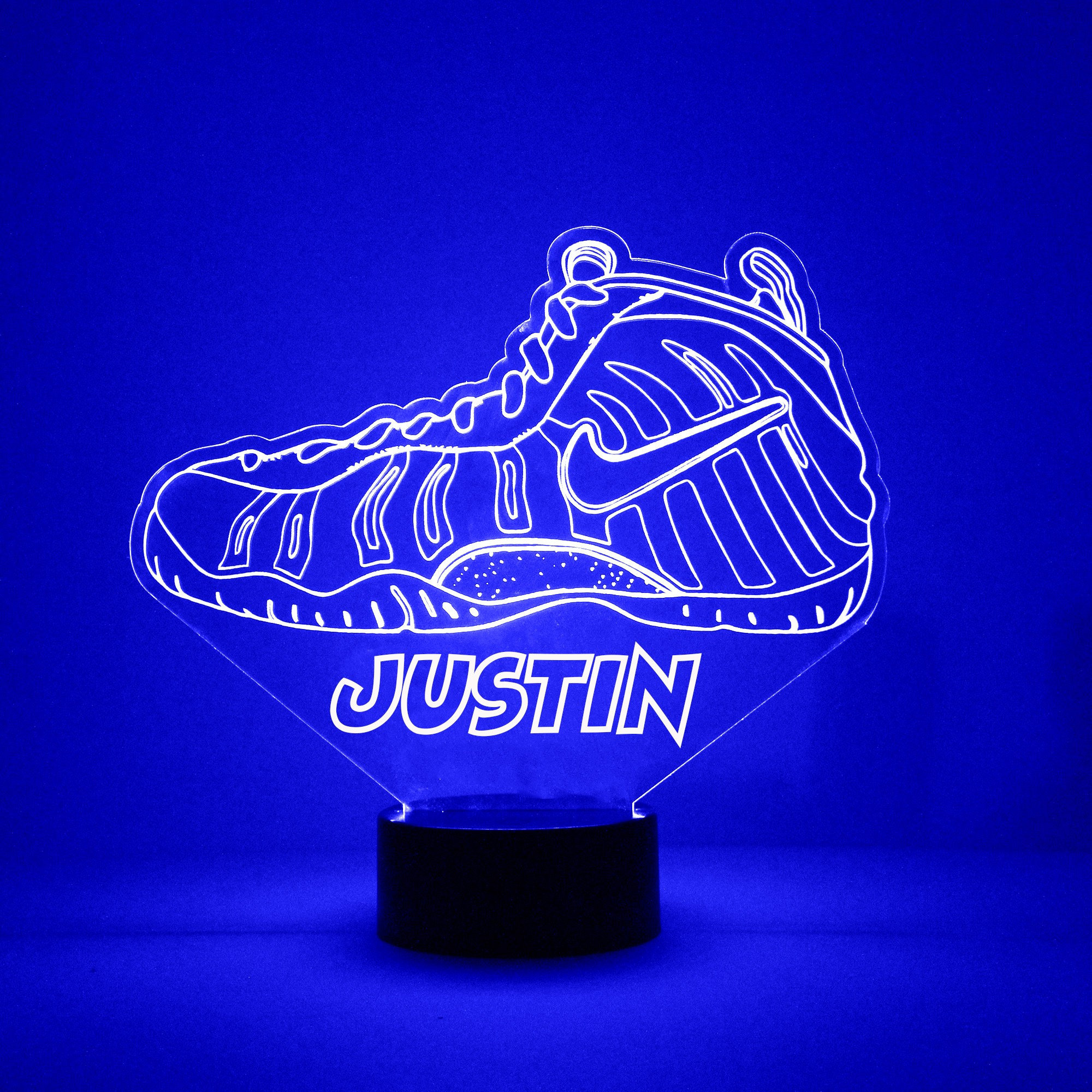 Sneaker Head Night Light Personalized Free LED Night Lamp | Etsy