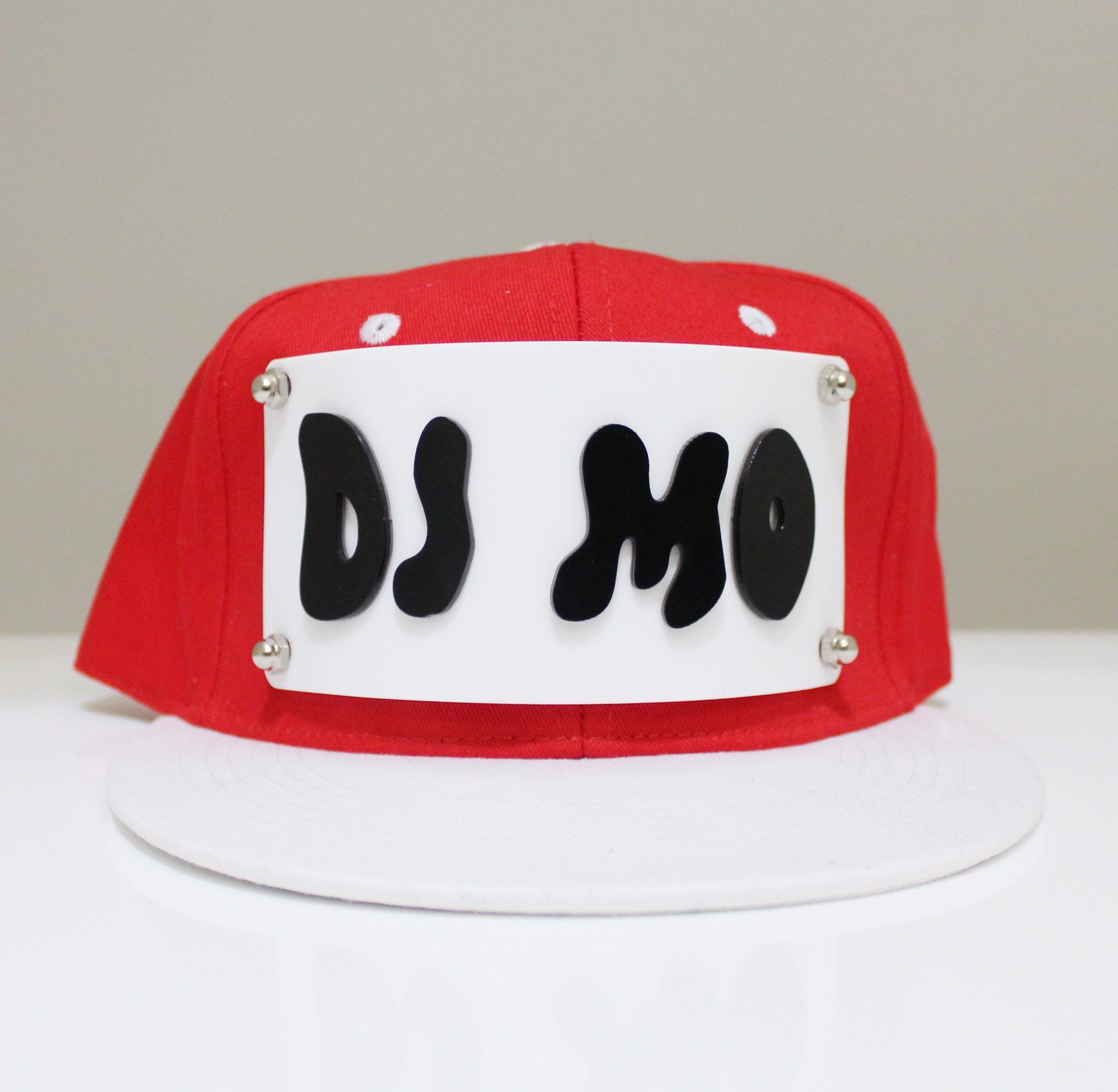 Snapback Hat ,mirrored Letters , Logo Reproduction, Name, Business Logo ...