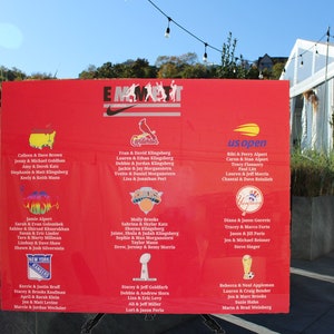 Custom Made Acrylic Seating Chart, Wedding Seating Chart, Find Your ...