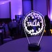 Custom Made LED Acrylic Light up Centerpieces Create Your Own Logo or ...