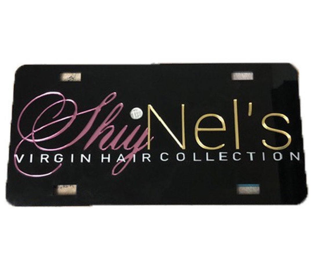 Custom Logo License Plate - Auto Tag - Vanity License Plate Frame ...