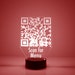 Custom Made QR Code Light up Sign, Personalized Free, LED Night Lamp ...