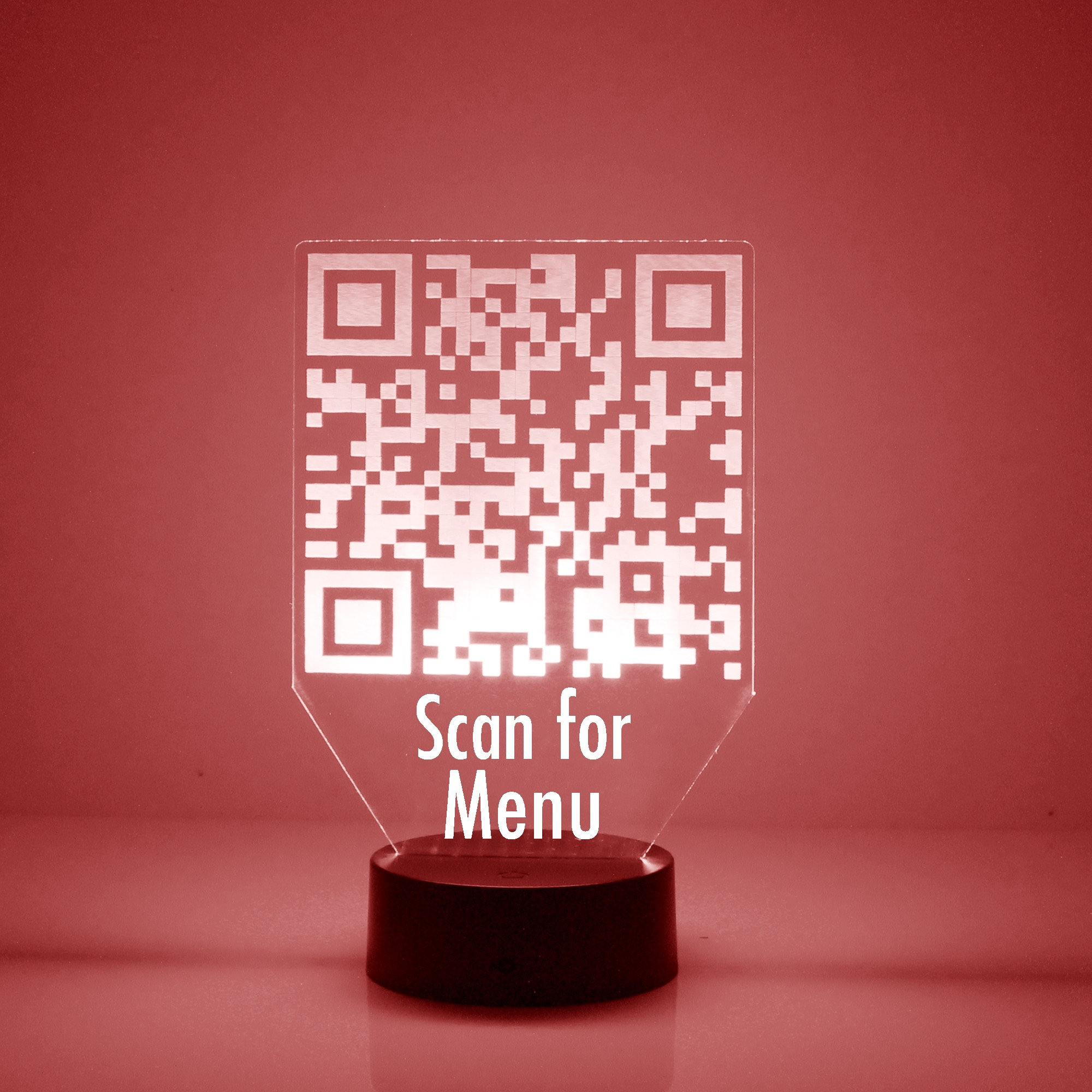 Custom Made QR Code Light up Sign Personalized Free LED - Etsy