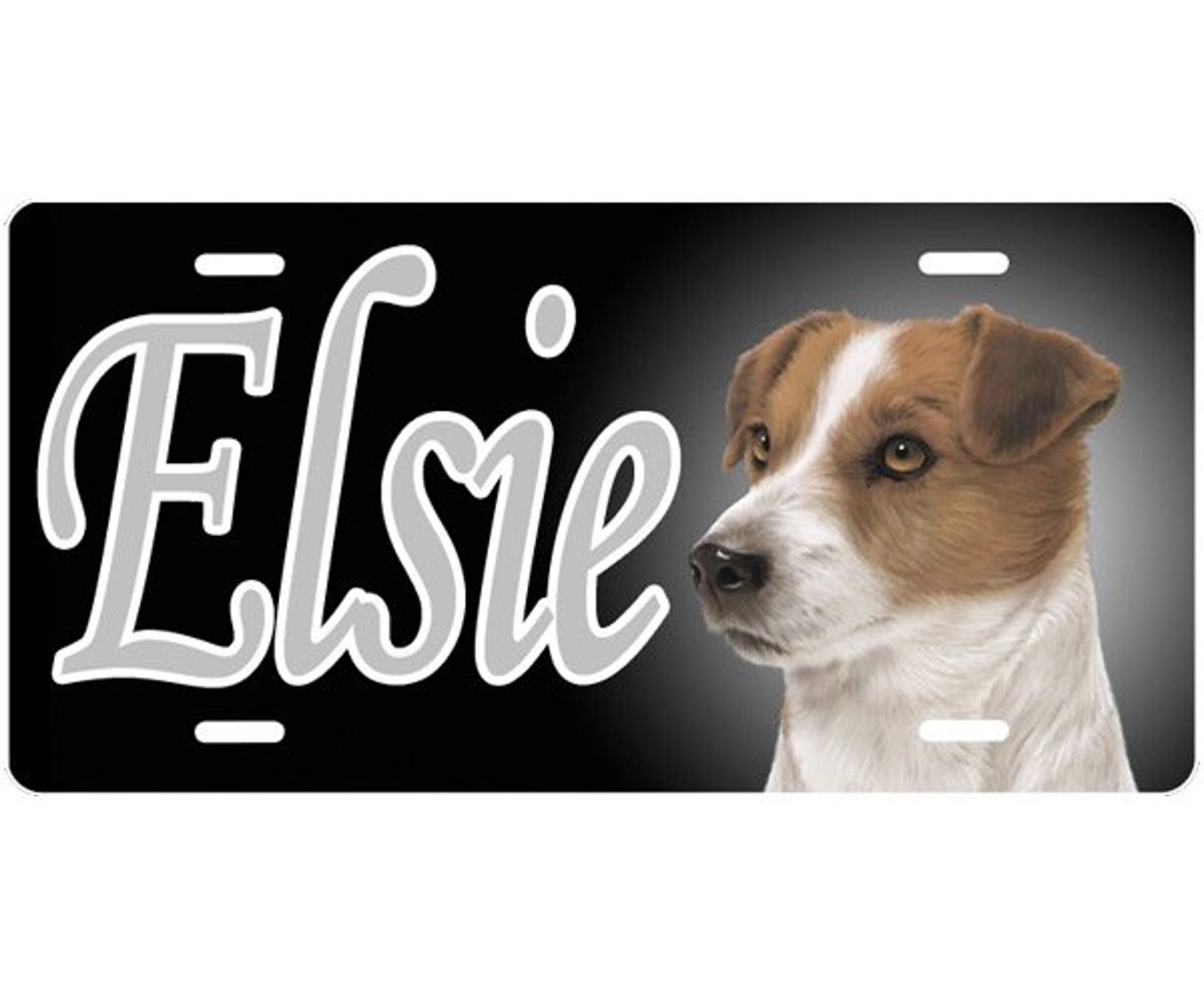 Jack Russell Terrier Vanity Dog License Plate Auto Tag | Etsy