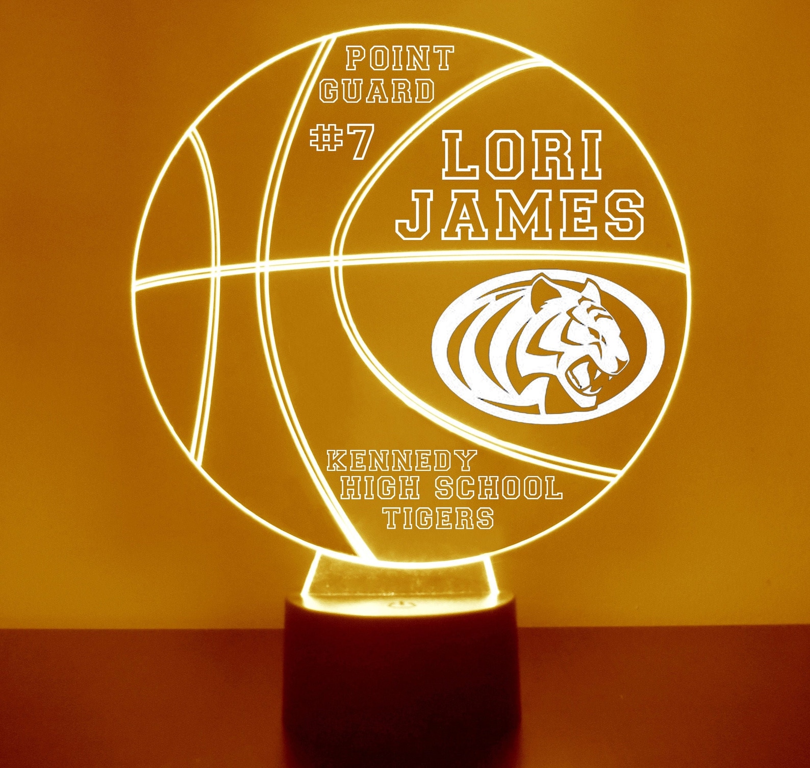 Team & League Trophy LED Light Up Personalized FREE Team | Etsy