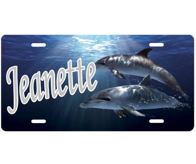 Dolphins Vanity License Plate - Auto Tag - Create Your Own, Names ...