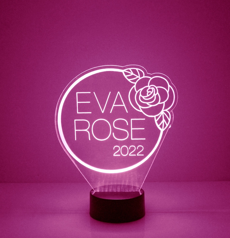 Custom Made LED Acrylic Light up Centerpieces Create Your - Etsy