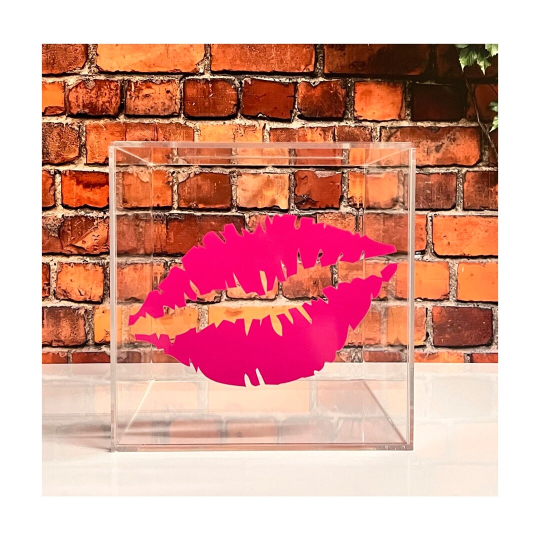 Custom Gift Box. Card Box, Gift Box for Checks and Envelopes, Acrylic ...