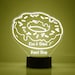 Donut Night Light Personalized Free LED Night Lamp With - Etsy