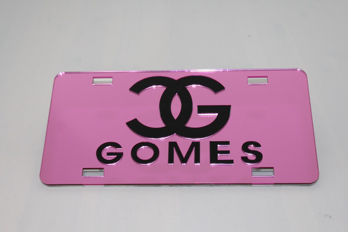 Custom Logo License Plate - Auto Tag - Vanity License Plate Frame ...