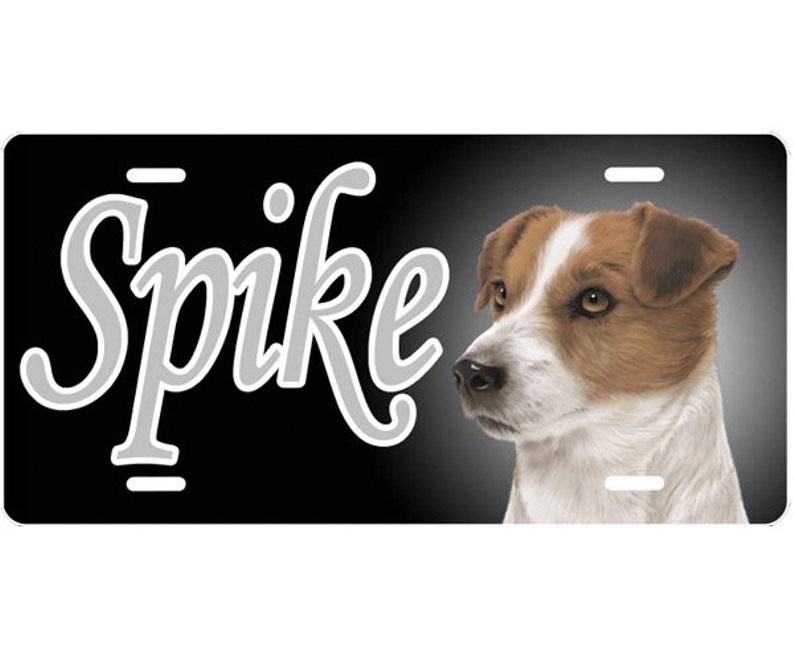 Jack Russell Terrier Vanity Dog License Plate Auto Tag | Etsy