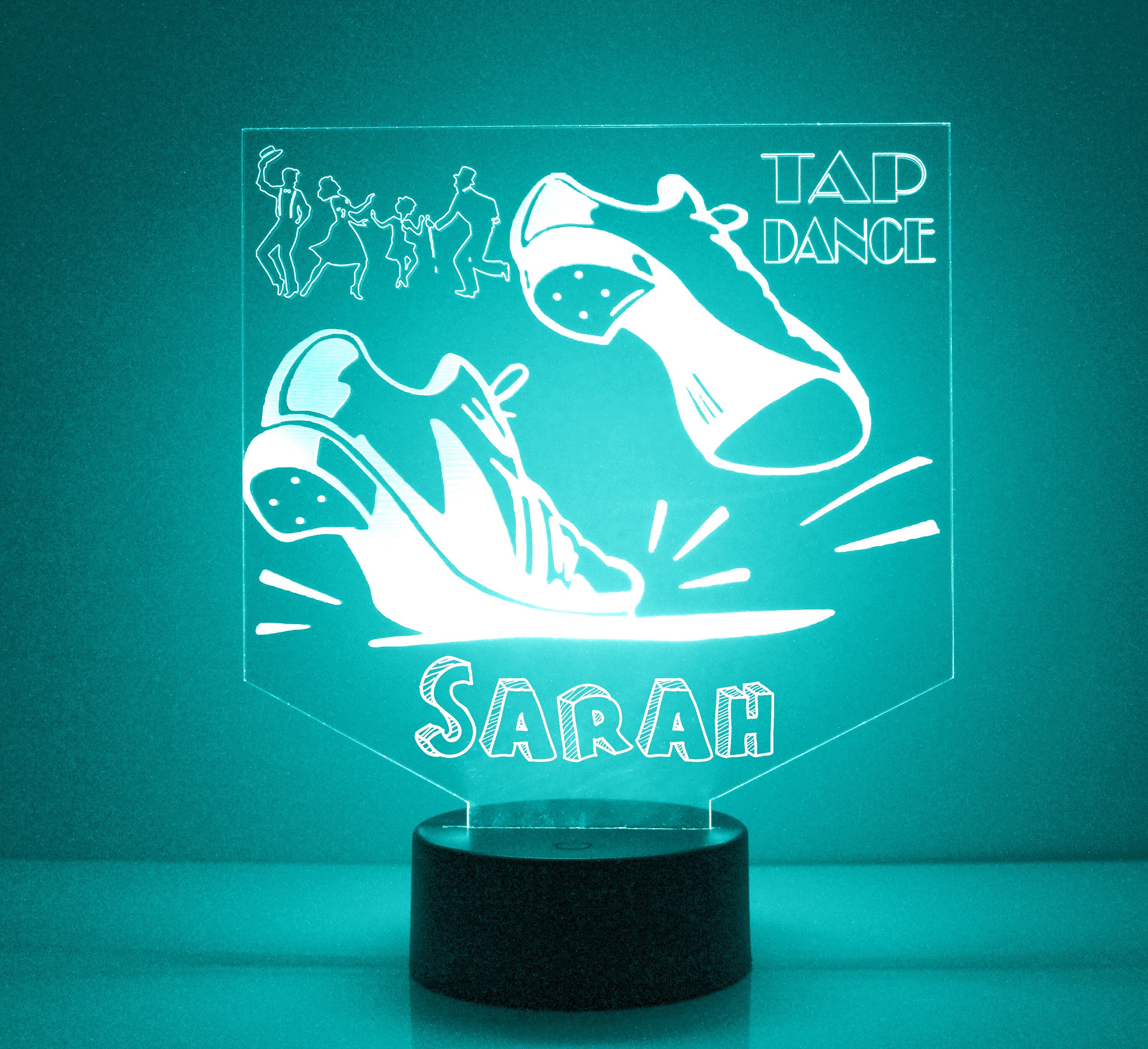Tap Dance Night Light Personalized Free LED Night Lamp With - Etsy