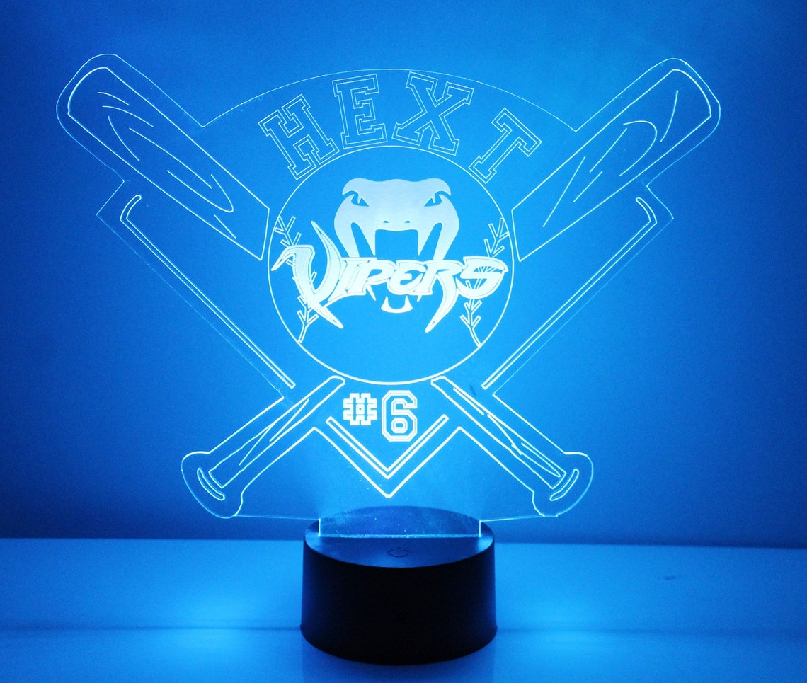 Team & League Trophy LED Light Up Personalized FREE Team | Etsy