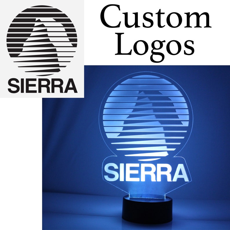 Custom Made LED Light up Corporate Logos Business Logo - Etsy