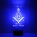 Masonic Symbol Night Light Personalized Free LED Night Lamp - Etsy