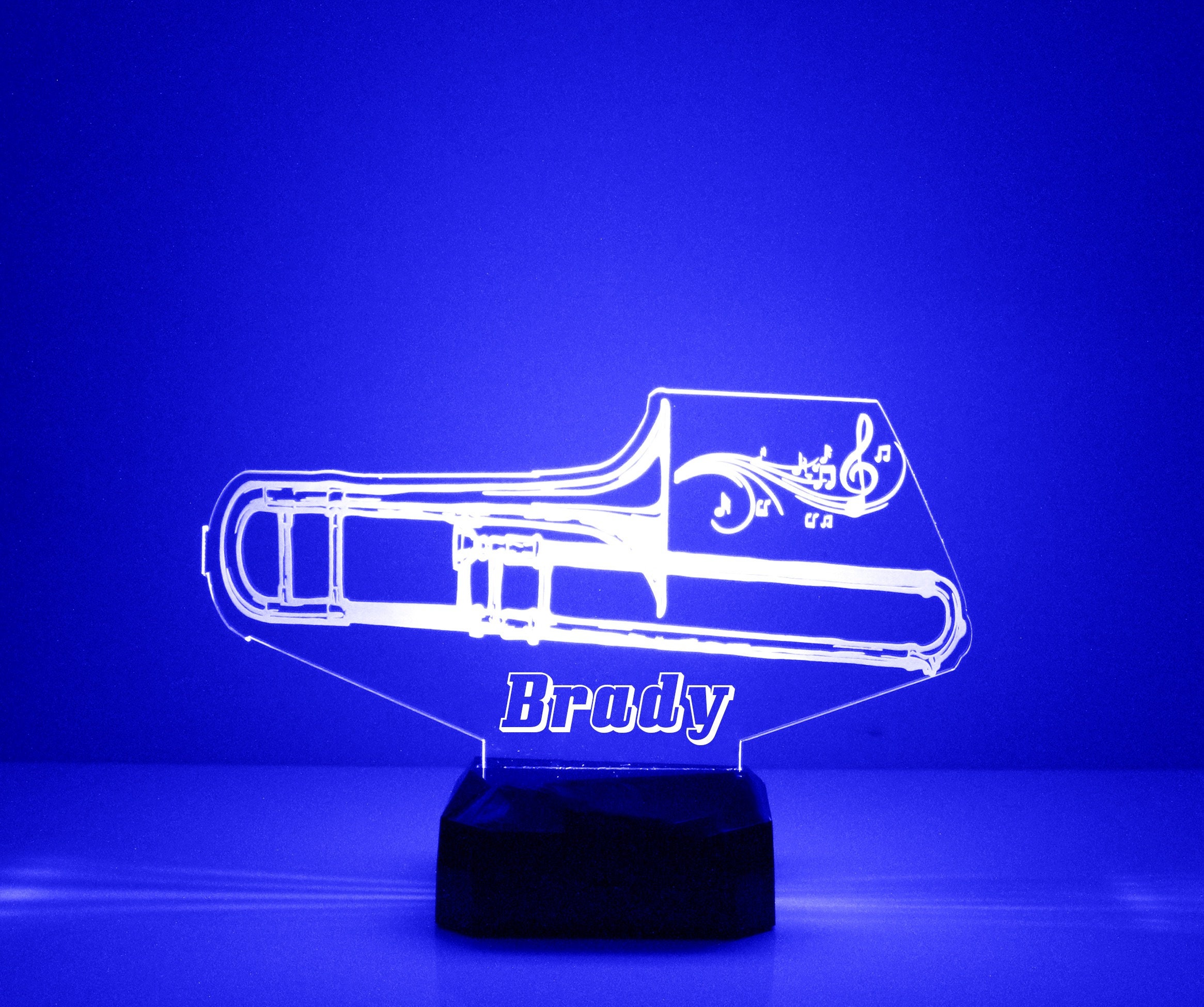 Trombone Set Night Light Personalized Free LED Night Lamp - Etsy Australia
