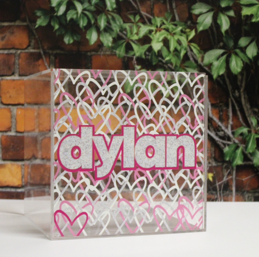 Custom Gift Box. Card Box, Gift Box for Checks and Envelopes, Acrylic ...