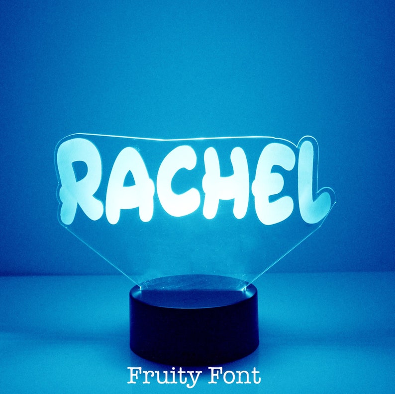 Name Light Personalized LED Night Lamp for Kids Teens | Etsy