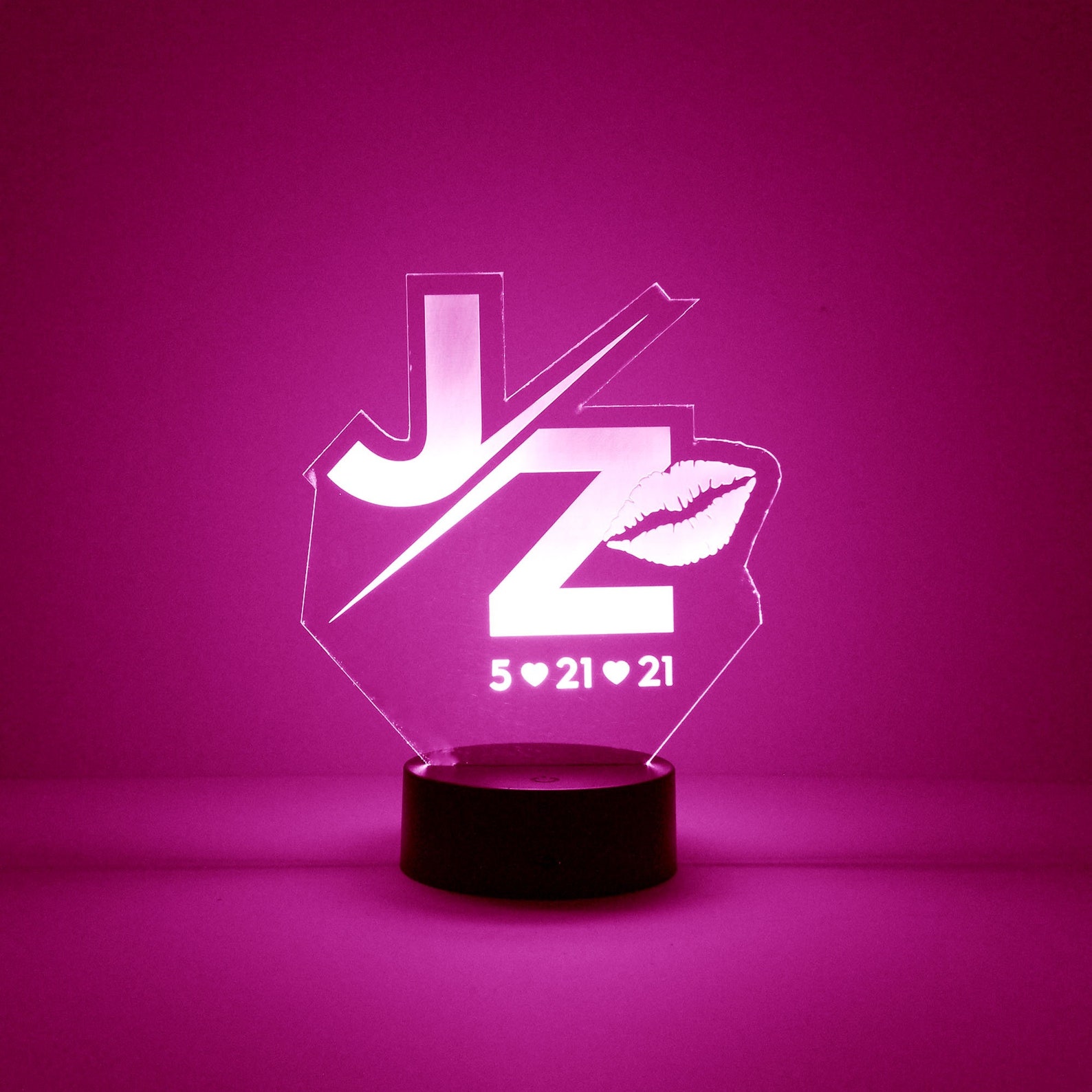 Custom Made LED Acrylic Light up Centerpieces Create Your - Etsy