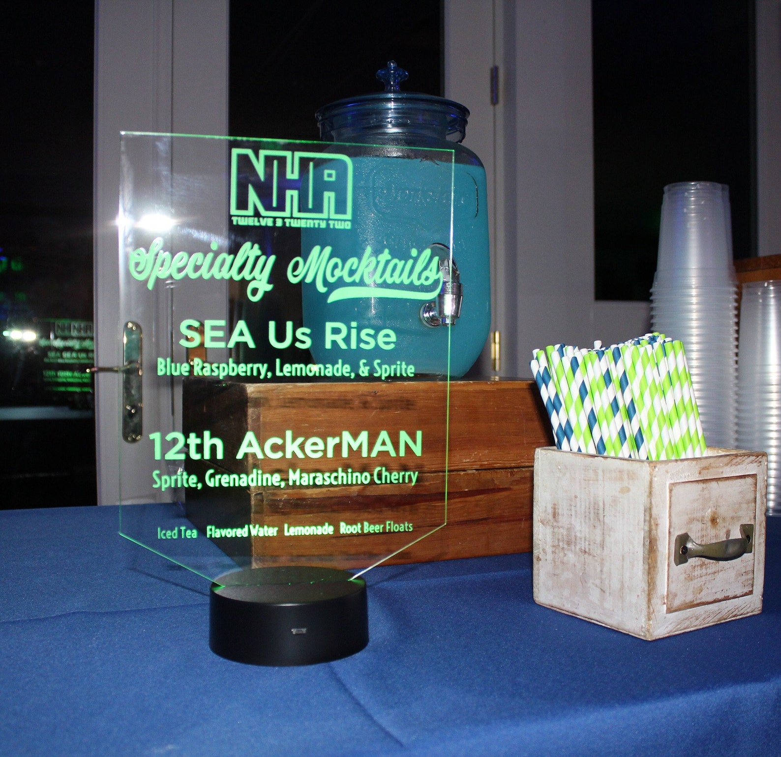 Light up Menu's Bar Sign's Table Number's - Etsy