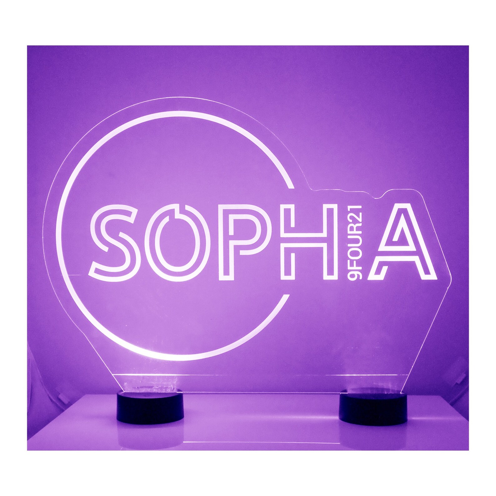 Custom Made LED Acrylic Light up Centerpieces Create Your - Etsy