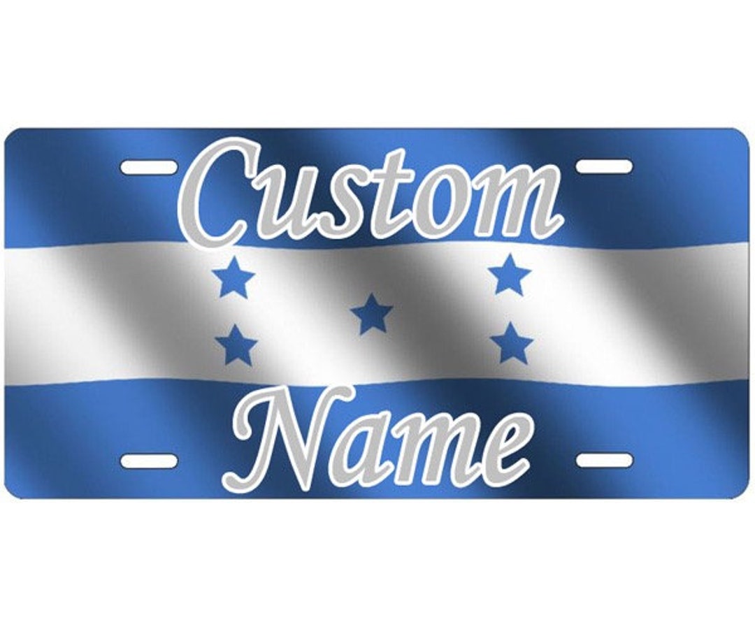 Honduras Heritage License Plate - Auto Tag - Create Your Own, Names ...