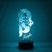 Mermaid Night Light, Personalized Free, LED Night Lamp, With Remote ...