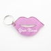 Personalized Lips Key Chain Engraved With Name | Etsy