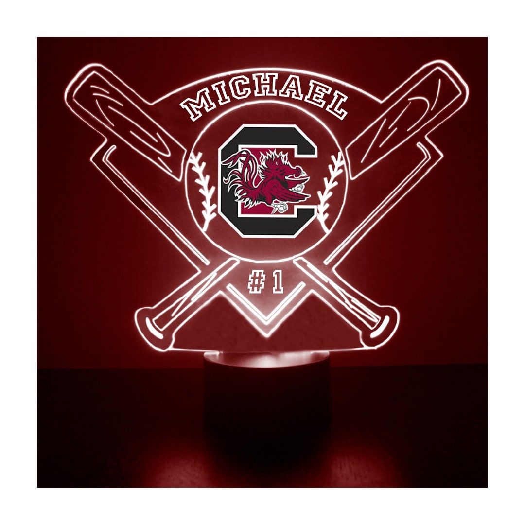 South Carolina Gamecocks, Personalized Sports Fan Lamp, College ...
