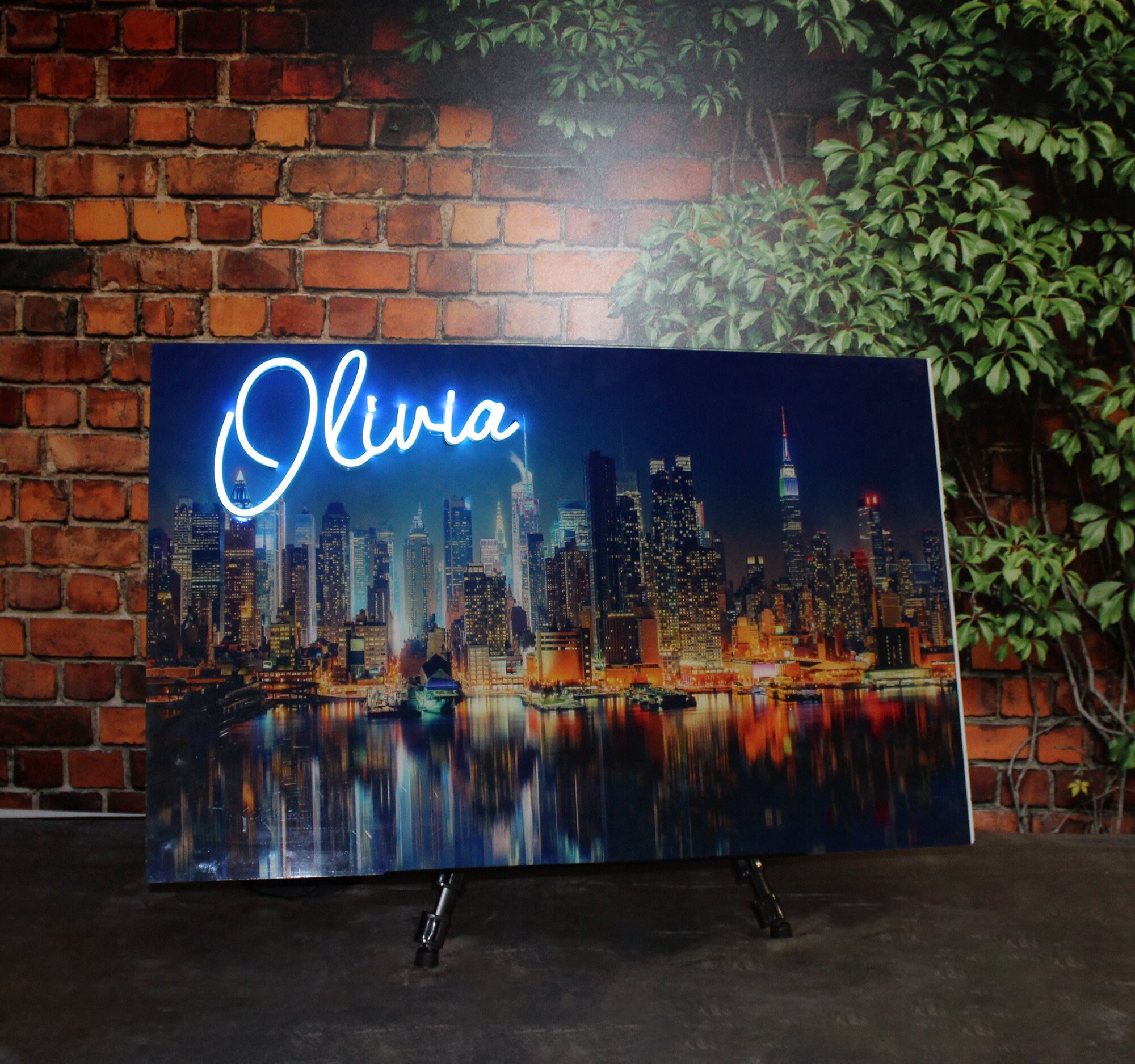 Custom Made Neon Glow Wall Art Create Your Own Sweet 16 - Etsy