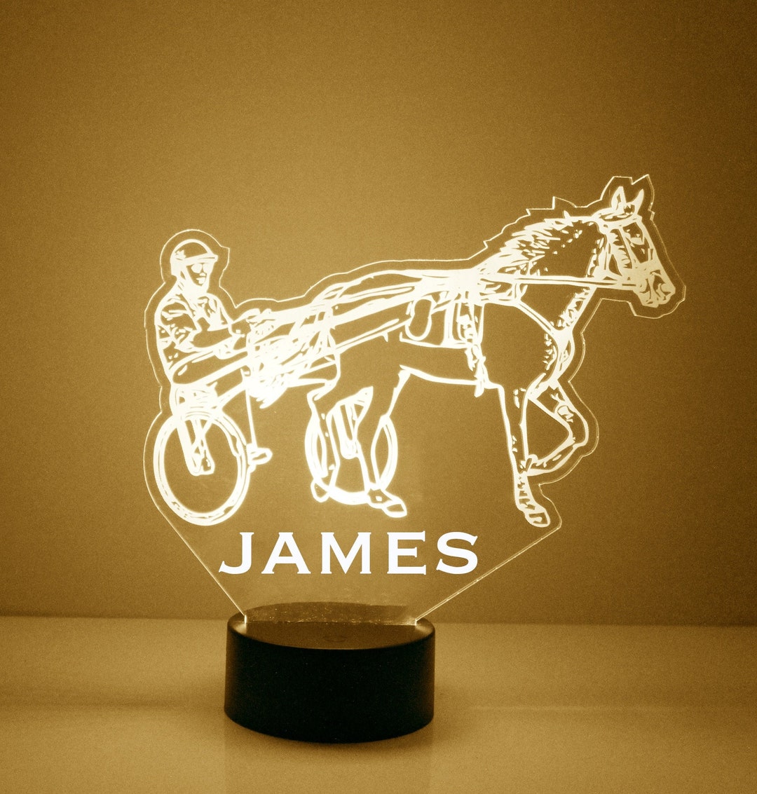 Trotter Horse Night Light, Personalized Free, LED Night Lamp, With ...