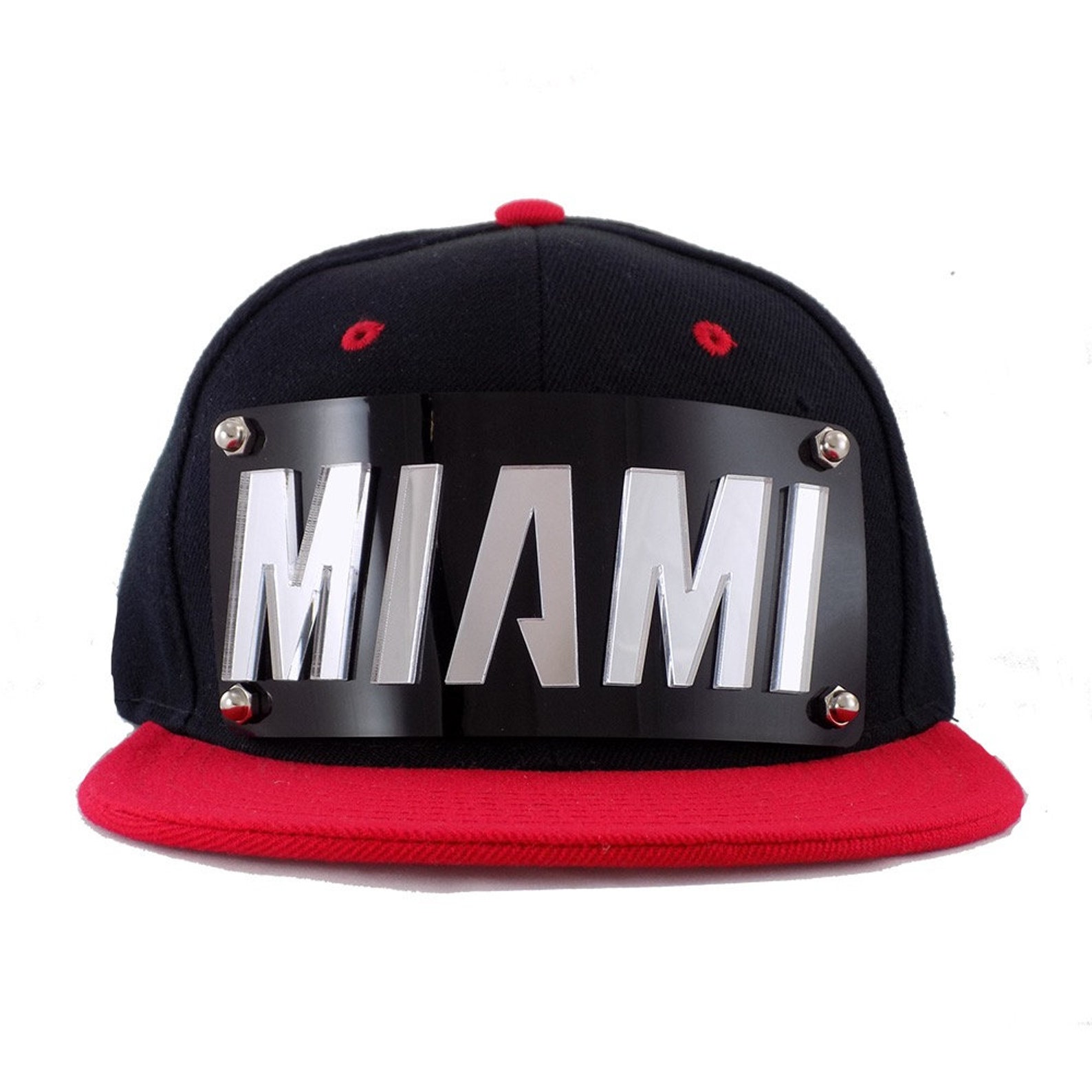 Snapback Hat ,mirrored Letters , Logo Reproduction, Name, Business Logo ...