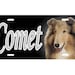Border Collie Vanity Dog License Plate Auto Tag Create - Etsy