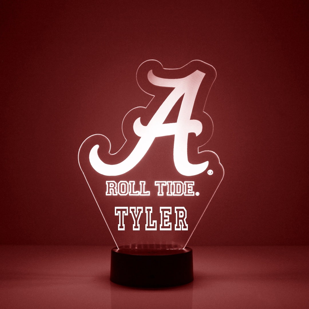 Alabama Crimson Tide, Personalized Sports Fan Lamp, College Football ...
