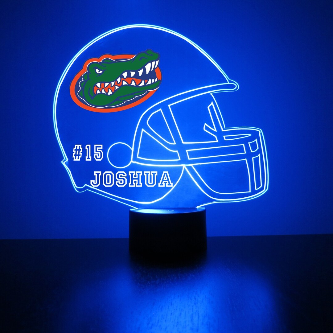 Florida Gators, Personalized Sports Fan Lamp, College Football, Free ...