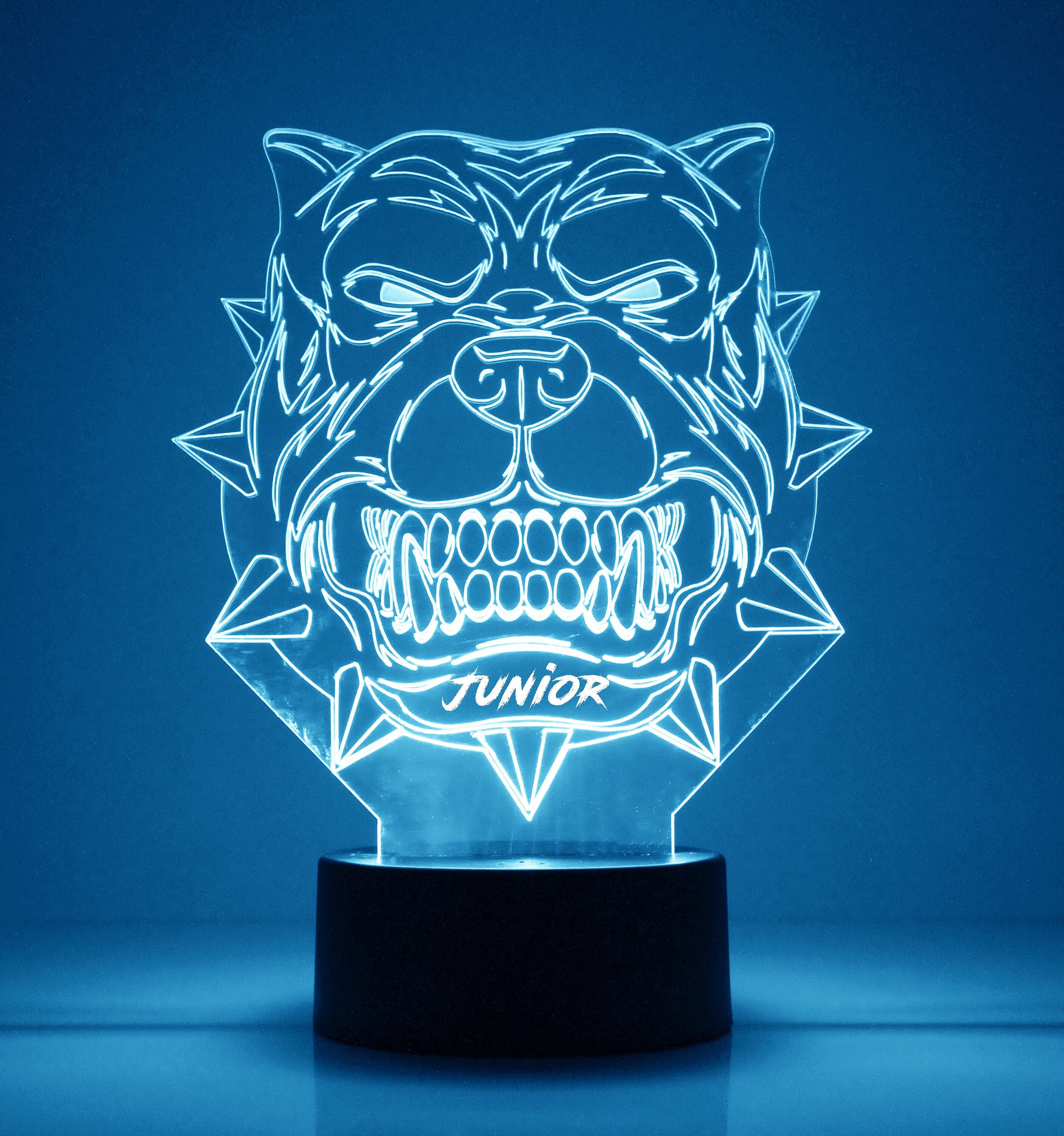 Pit Bull Dog Night Light Personalized Free LED Night Lamp | Etsy