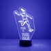 Soccer Player Night Light Personalized Free LED Night Lamp - Etsy