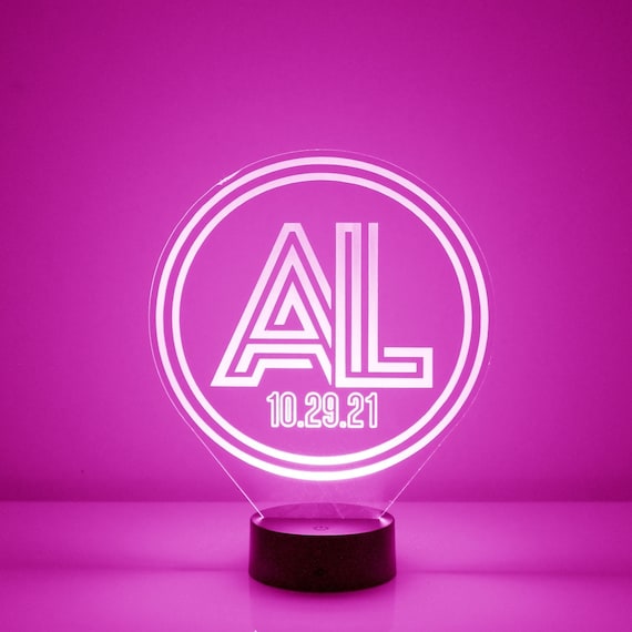 Custom Made LED Acrylic Light up Centerpieces Create Your | Etsy