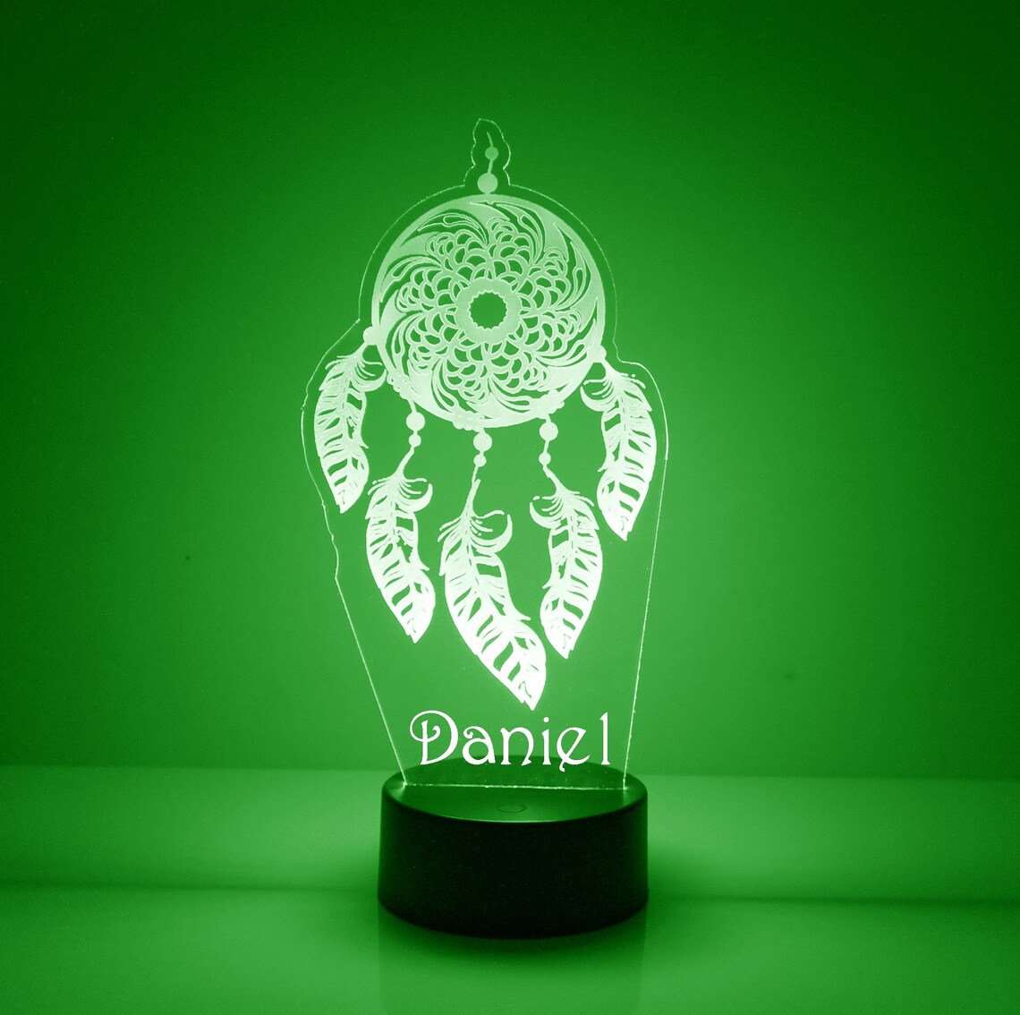 Dream Catcher Night Light Personalized Free LED Night Lamp - Etsy