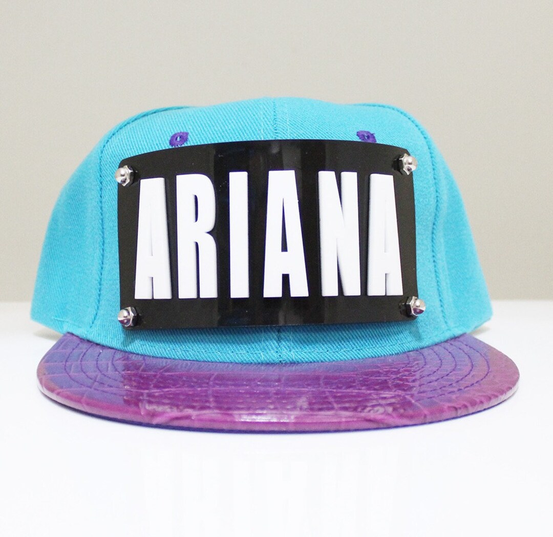 Snapback Hat ,mirrored Letters , Logo Reproduction, Name, Business Logo ...