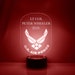 Military Night Light, Personalized Free, LED Night Lamp, With Remote ...