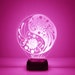 Yin Yang Night Light, Personalized Free, LED Night Lamp, With Remote ...