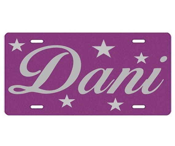 Vanity License Plate Auto Tag Create Your Own Names - Etsy