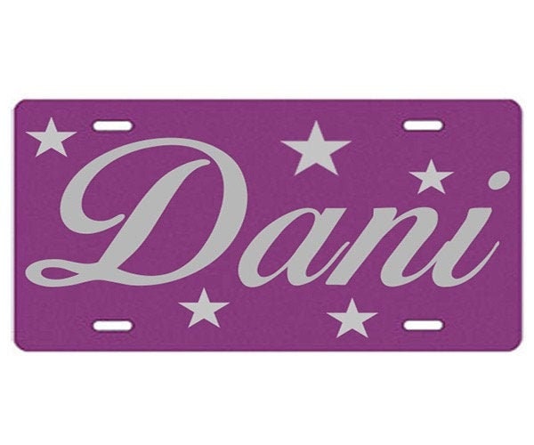 Vanity License Plate Auto Tag Create Your Own Names - Etsy